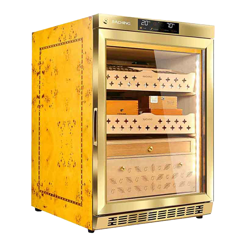 Buy Raching MON800A golden electric humidor cabinet